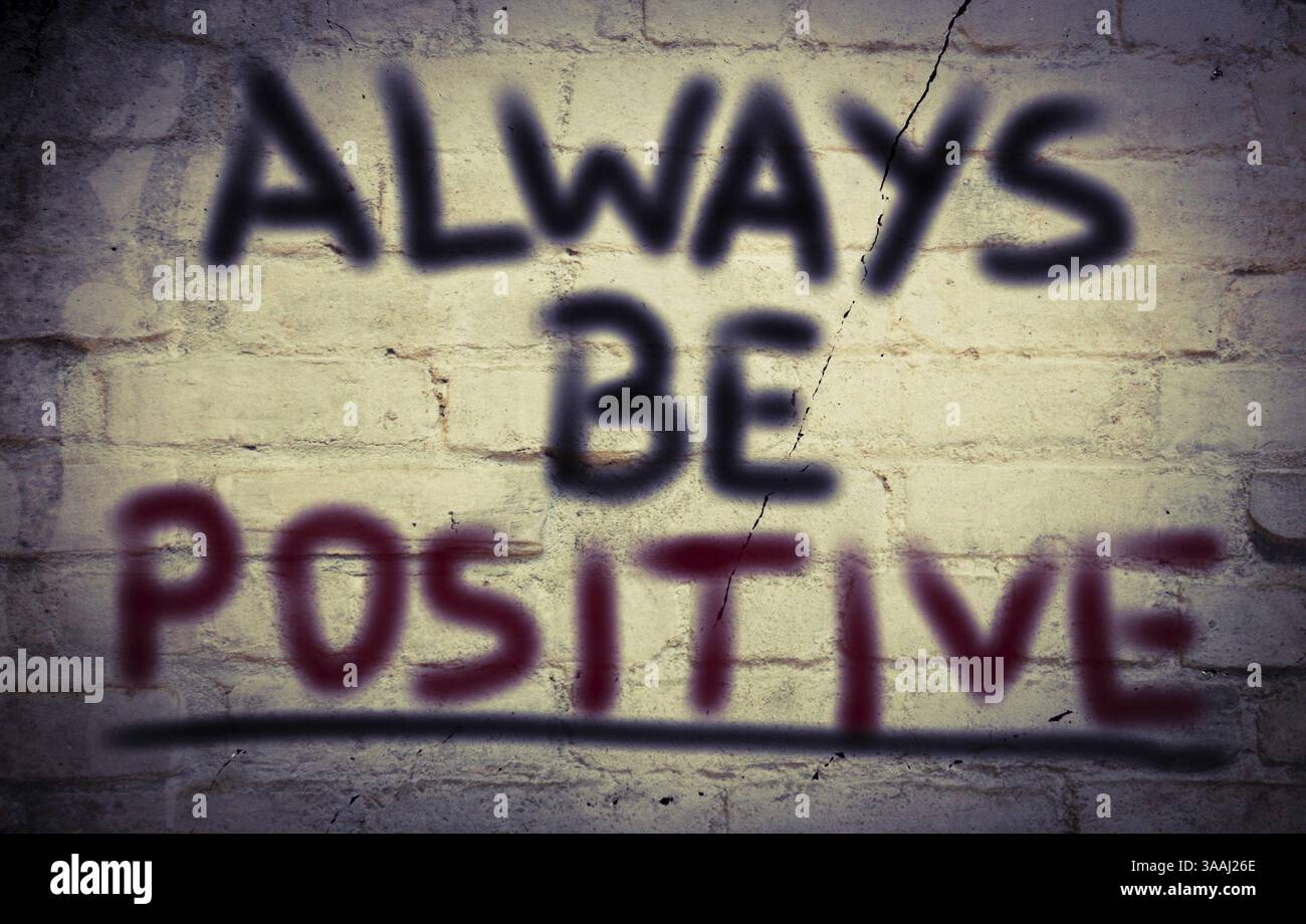Positive thoughts metaphor hi-res stock photography and images - Alamy