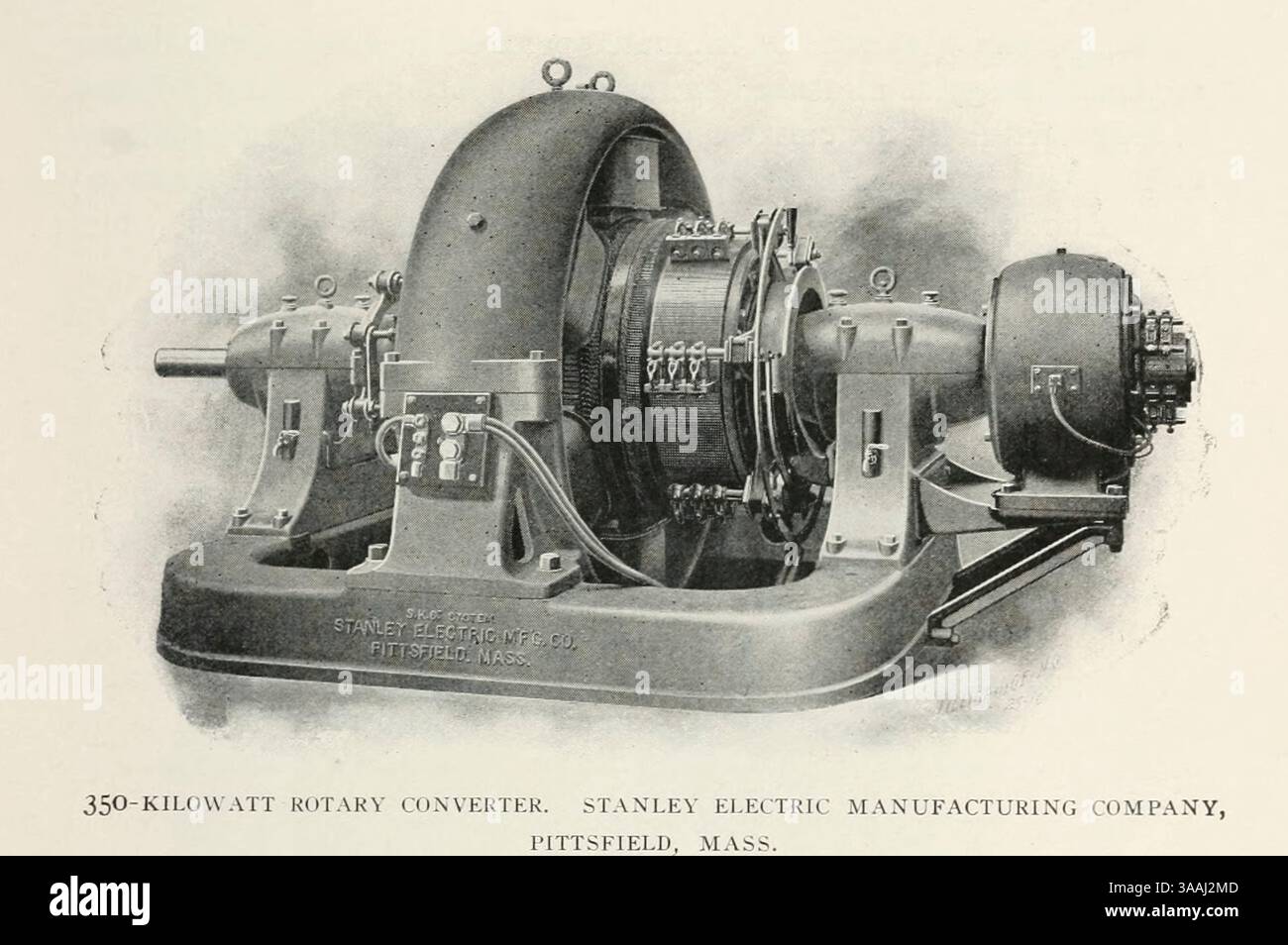 350-KILOWATT ROTARY CONVERTER. STANLEY ELECTRIC MANUFACTURING COMPANY ...
