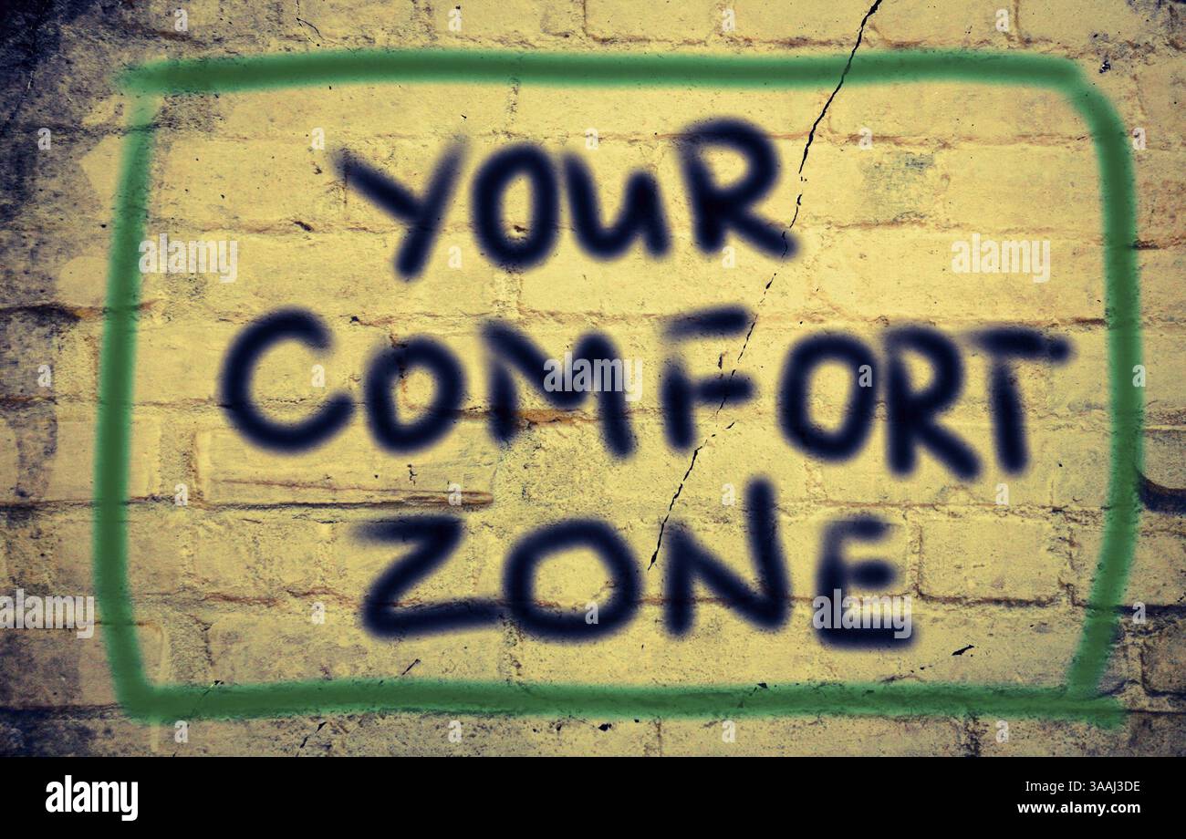 Your Comfort Zone Concept Stock Photo - Alamy