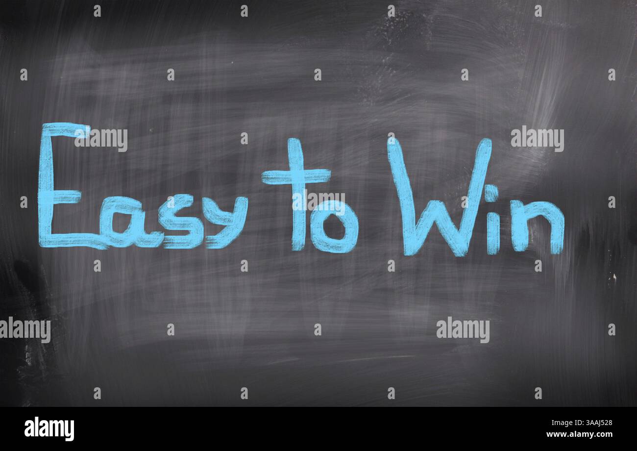 Easy To Win Concept Stock Photo - Alamy