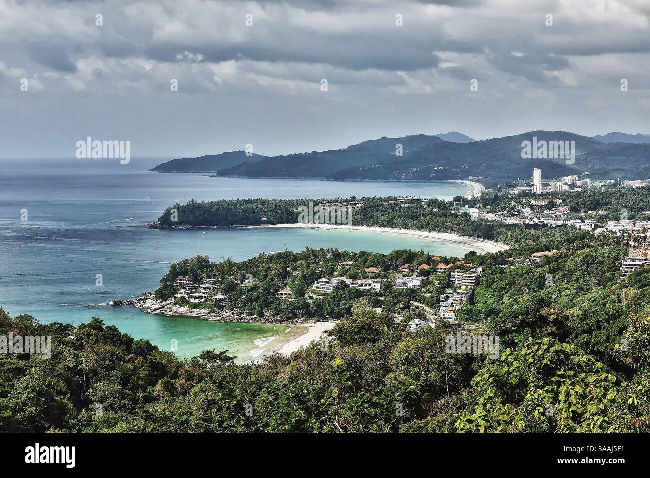 Viewpoint of Phuket, the beaches of view Stock Photo - Alamy