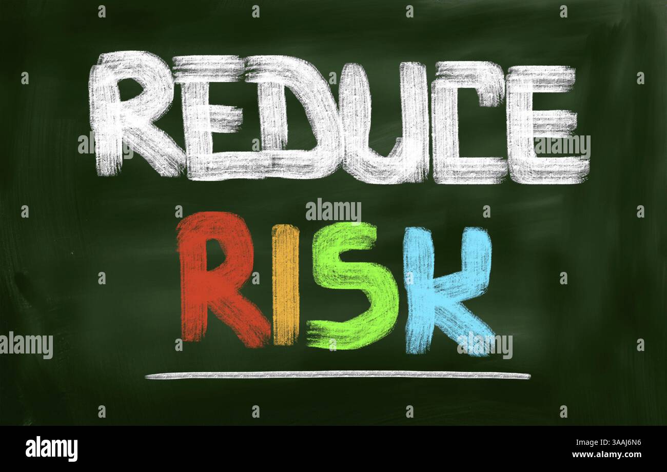 Reduce Risk Concept Stock Photo - Alamy