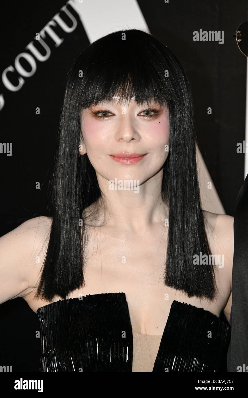 Chinese actress Wang Lin shows at Shanghai Fashion Week in Shanghai ...