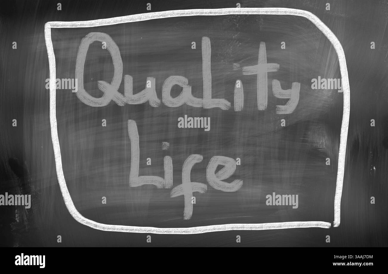 Quality Life Concept Stock Photo - Alamy