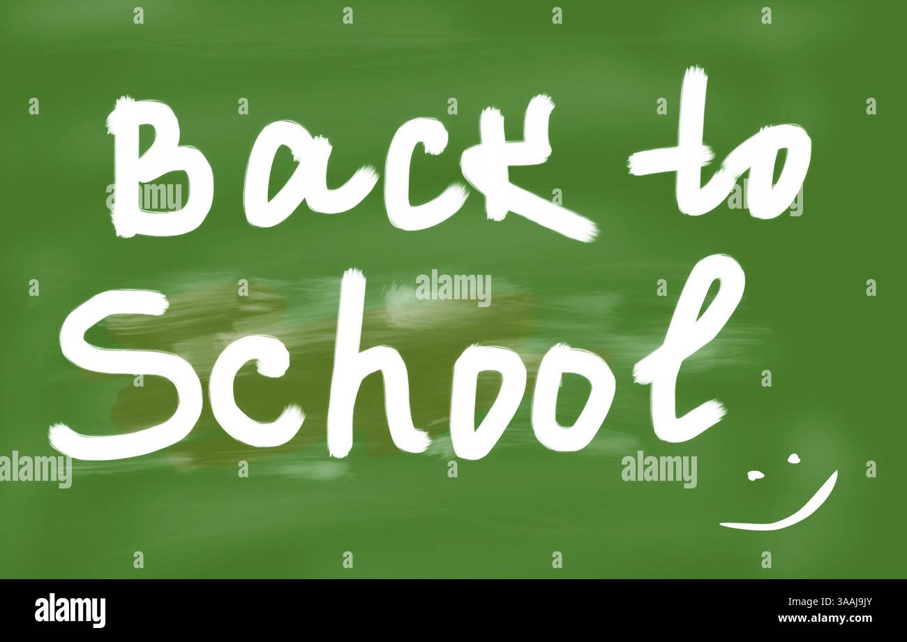 Back to school blackboard Stock Photo - Alamy