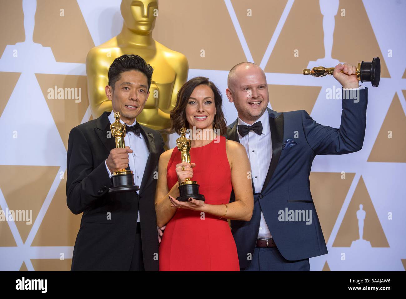 Mar 4, 2018 - Hollywood, California, U.S. - Kazuhiro Tsuji, Lucy ...