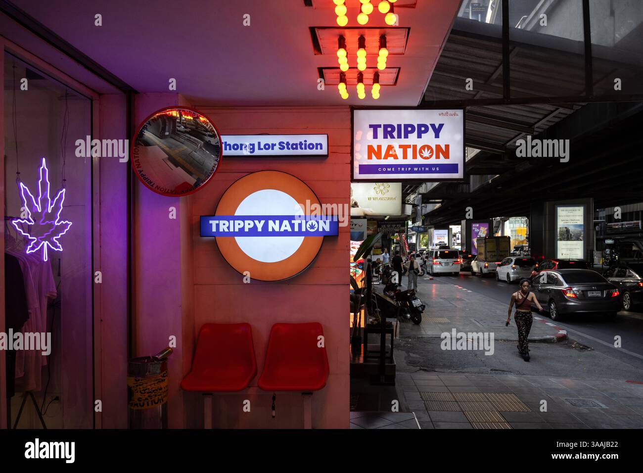 Bangkok, Thailand. 19th Mar, 2025. Trippy Nation legal cannabis ...