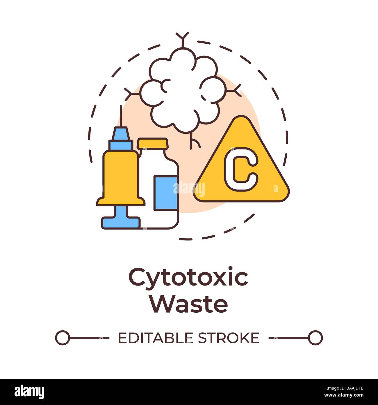 Cytotoxic waste multi color concept icon Stock Vector Image & Art - Alamy