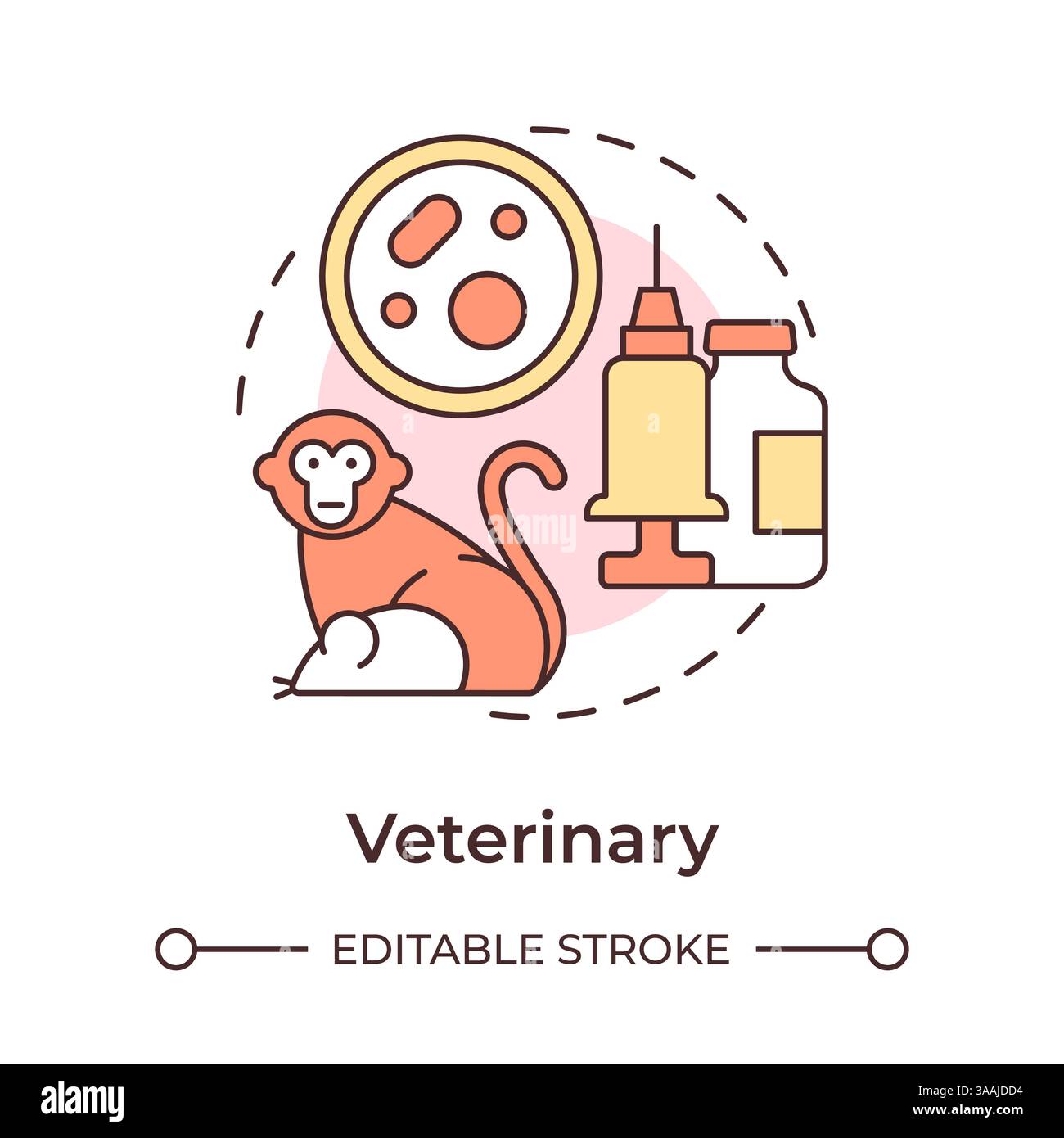 Veterinary multi color concept icon Stock Vector Image & Art - Alamy