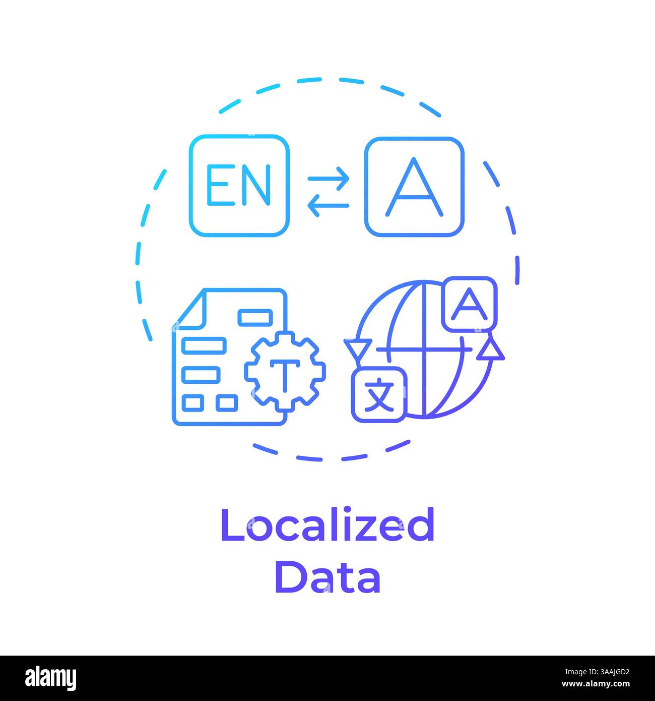 Region data Cut Out Stock Images & Pictures - Alamy