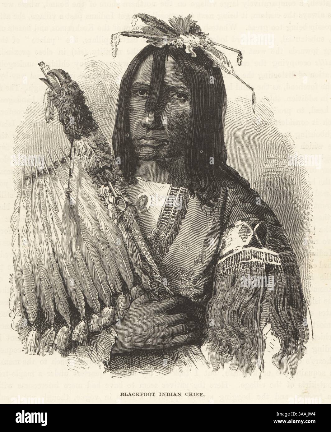 Stu-mick-o-sucks, Buffalo's Back Fat, head chief of the Blackfoot ...