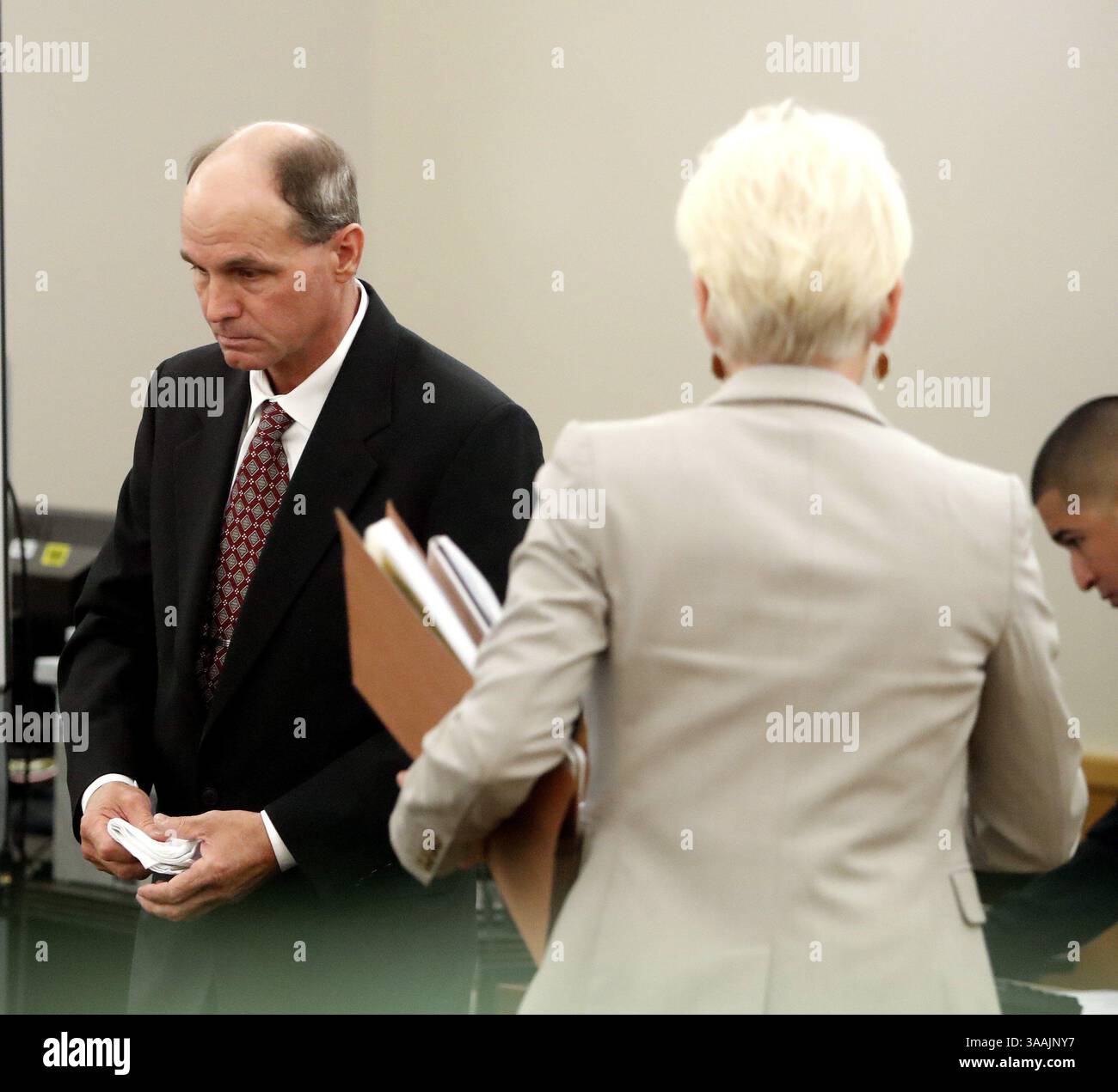 April 23, 2018 - Fort Worth, TX, USA - Defendant Kenneth Martin leaves ...