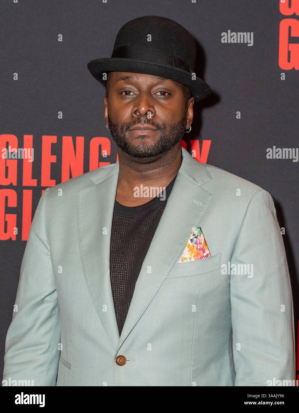 New York, NY, March 31, 2025: Douglas Lyons attends opening night of Broadway Revival 'Glengarry ...