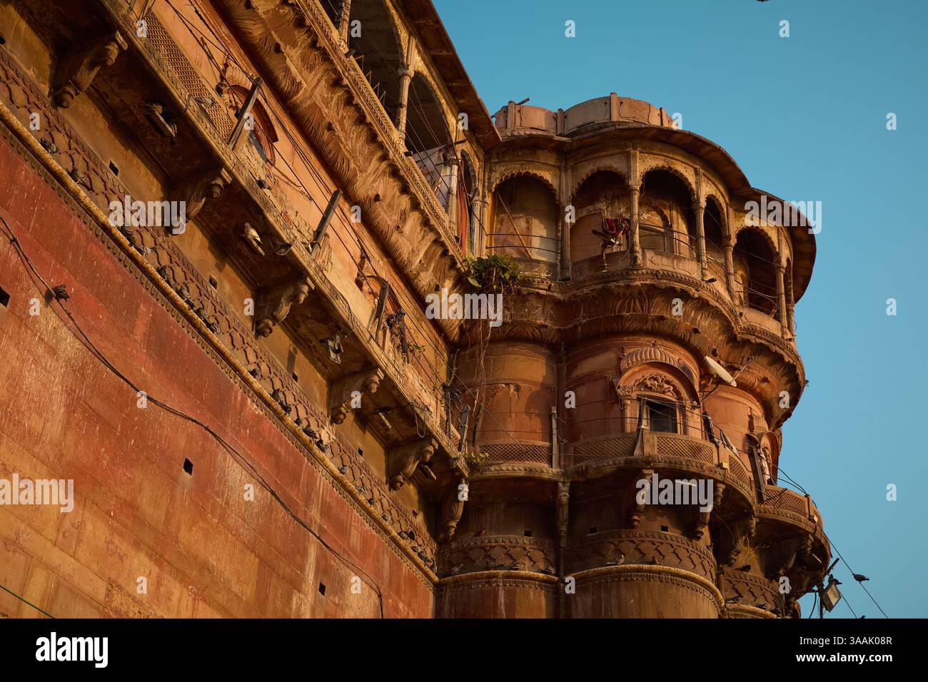Chet Singh Ghat in Varanasi city, India Stock Photo - Alamy