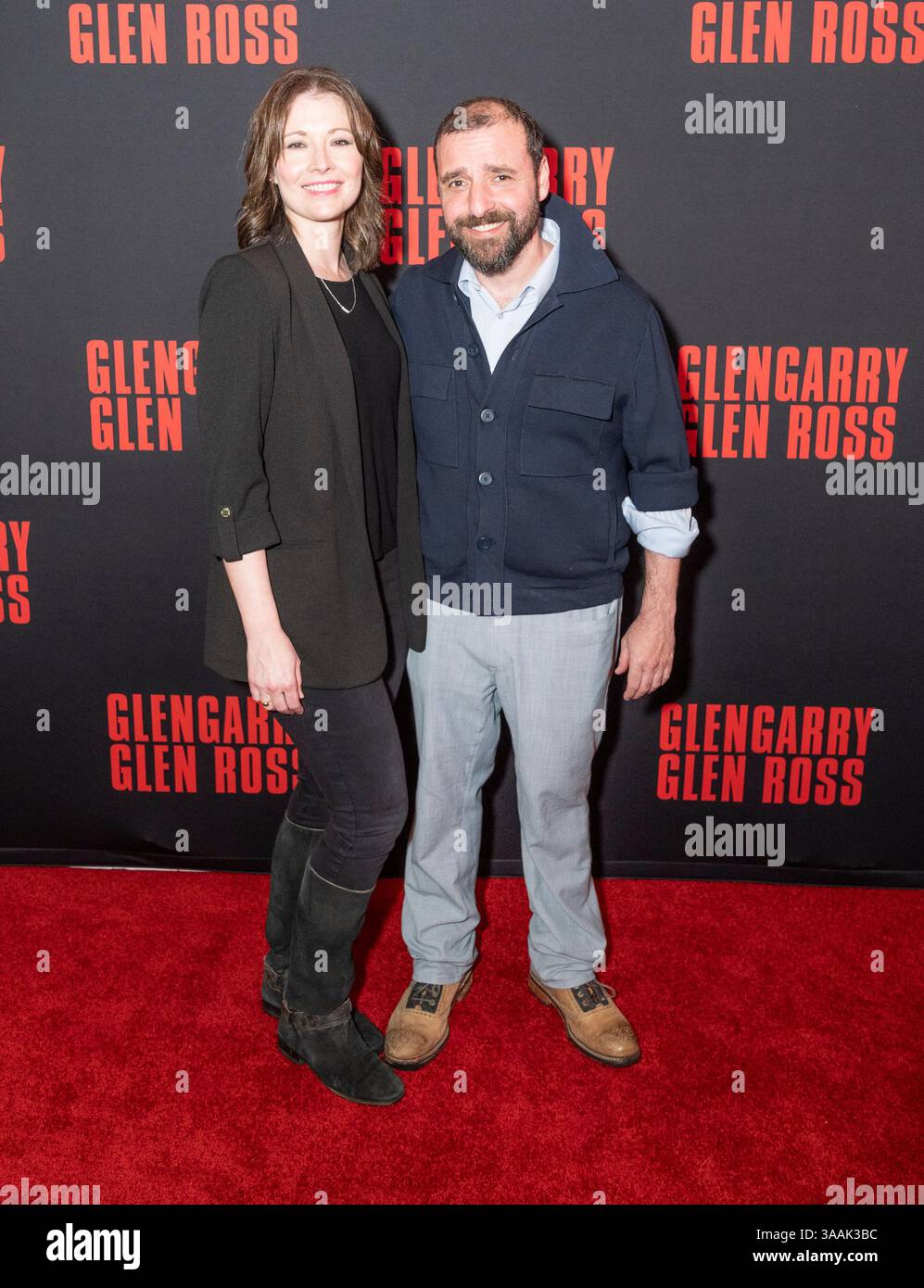 Vanessa Britting and David Krumholtz attend opening night of Broadway ...