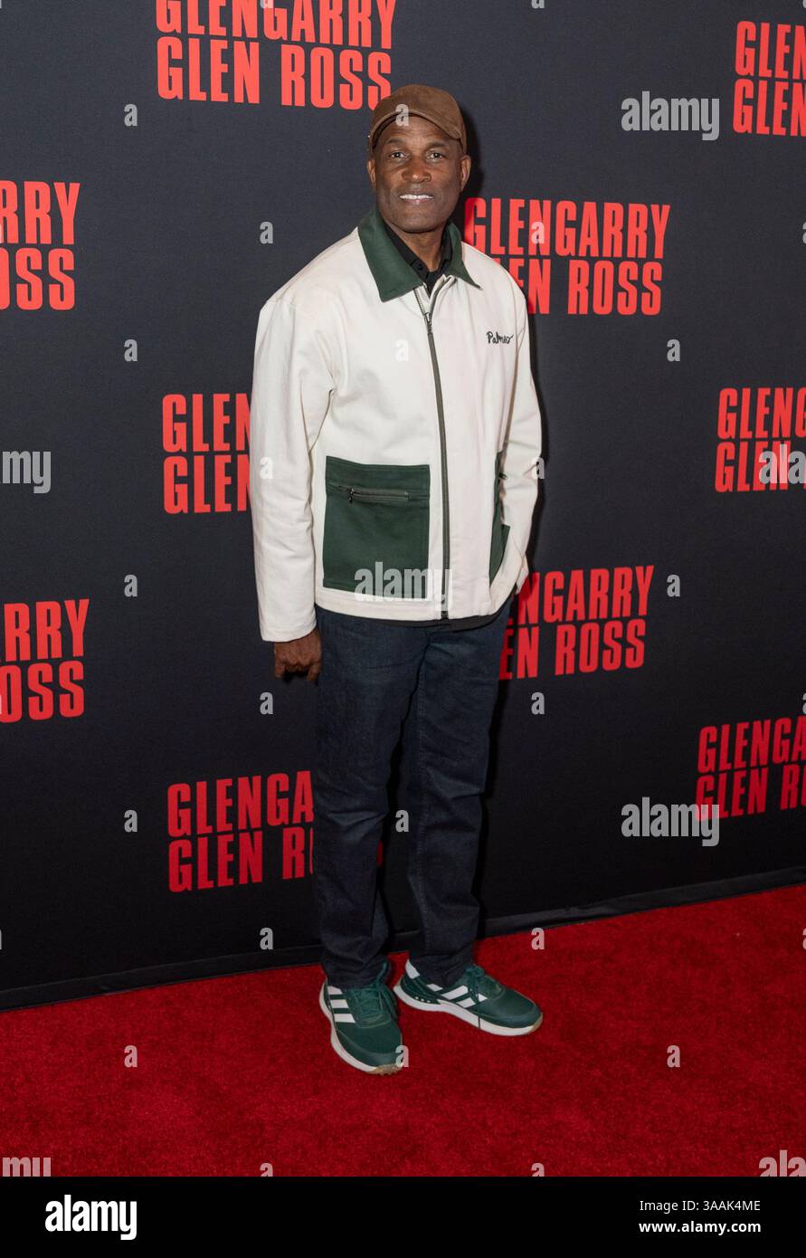 Kenny Leon attends opening night of Broadway Revival 'Glengarry Glen ...
