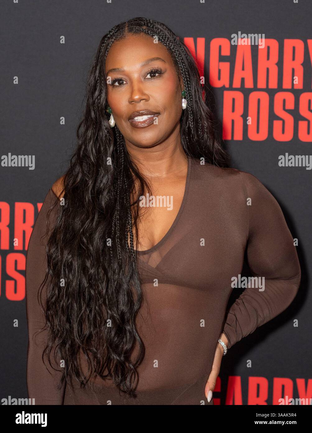 New York, USA. 31st Mar, 2025. Nia Renee Hill attends opening night of Broadway Revival ...