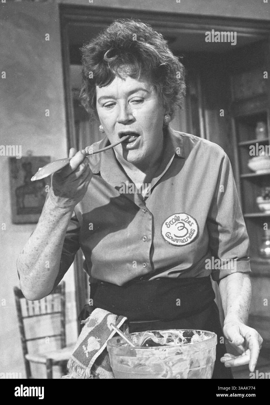 Julia child cooking show Black and White Stock Photos & Images - Alamy