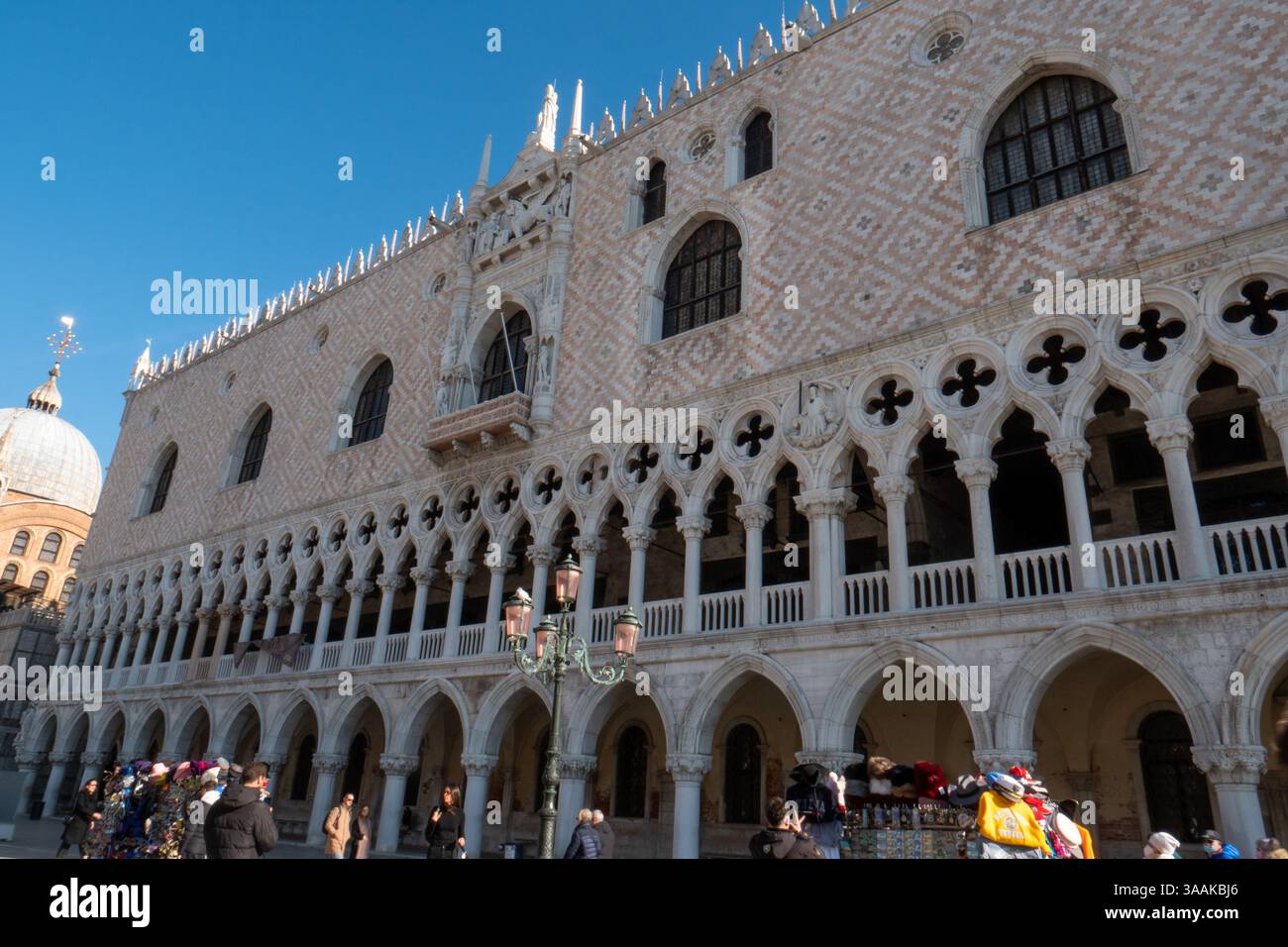 Doge Palace Gothic Masterpiece and Symbol of Venetian Powe Stock Photo ...