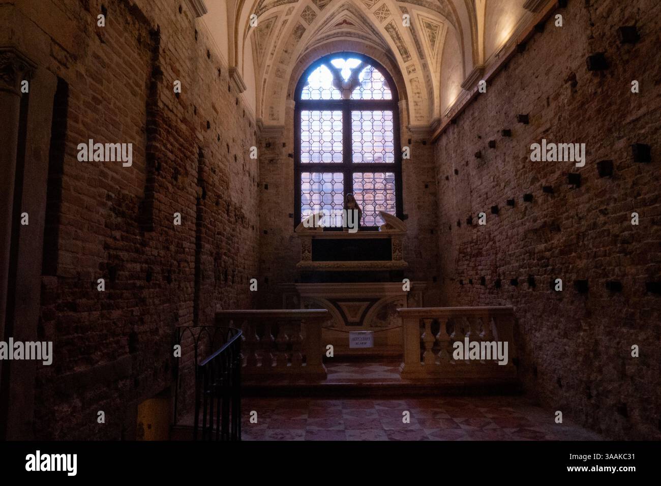 San Zaccaria Church Gothic Renaissance Treasure in Venice, Italy Stock ...