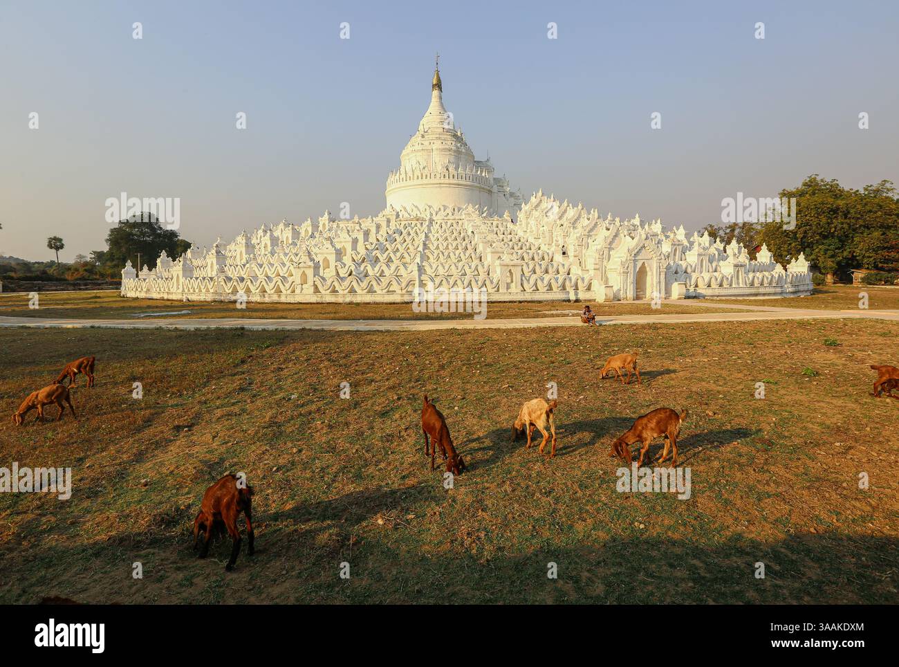 Mingun, Myanmar: Hsinbyume Myatheindan White Pagoda inspired by ...
