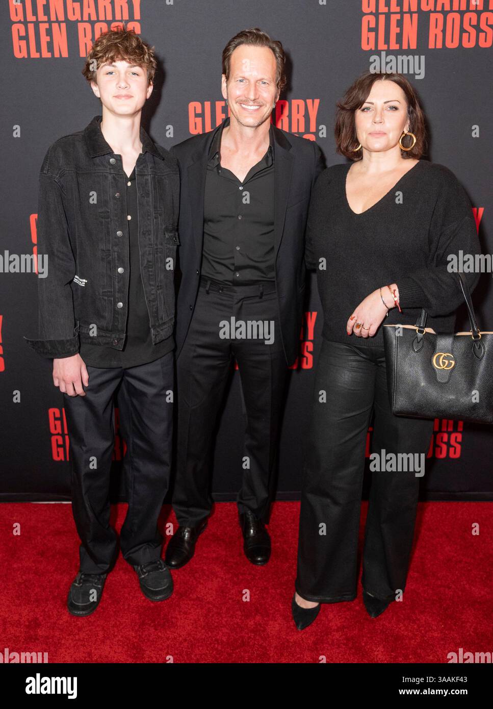 New York, NY, March 31, 2025: Kalin Patrick Wilson, Patrick Wilson and ...