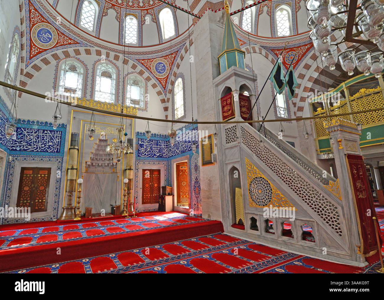 Atik Valide Mosque and Complex, located in Uskudar, Turkey, was built ...