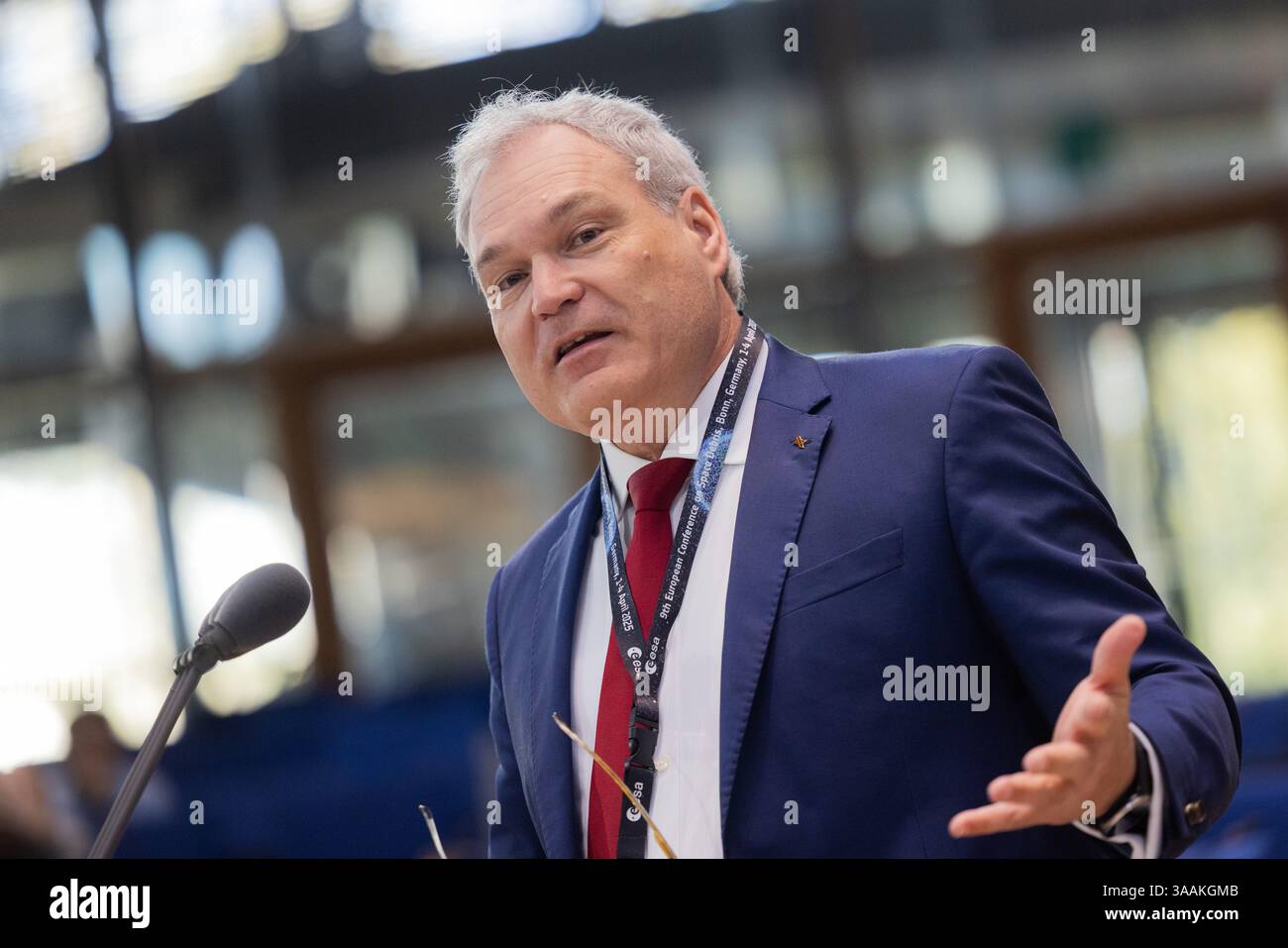 Bonn, Germany. 01st Apr, 2025. Walther Pelzer, Director General of the ...