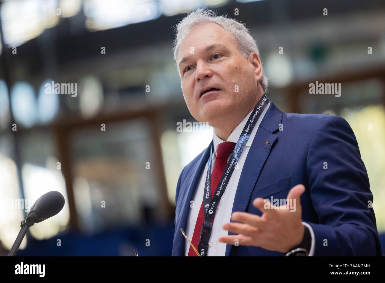 Bonn, Germany. 01st Apr, 2025. Walther Pelzer, Director General of the ...