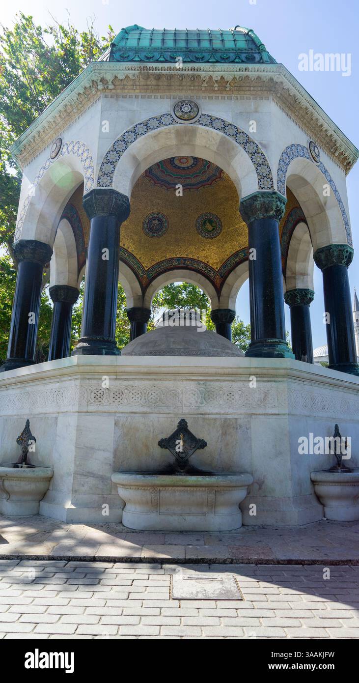 German fountain is gazebo styled fountain in northern end of former ...