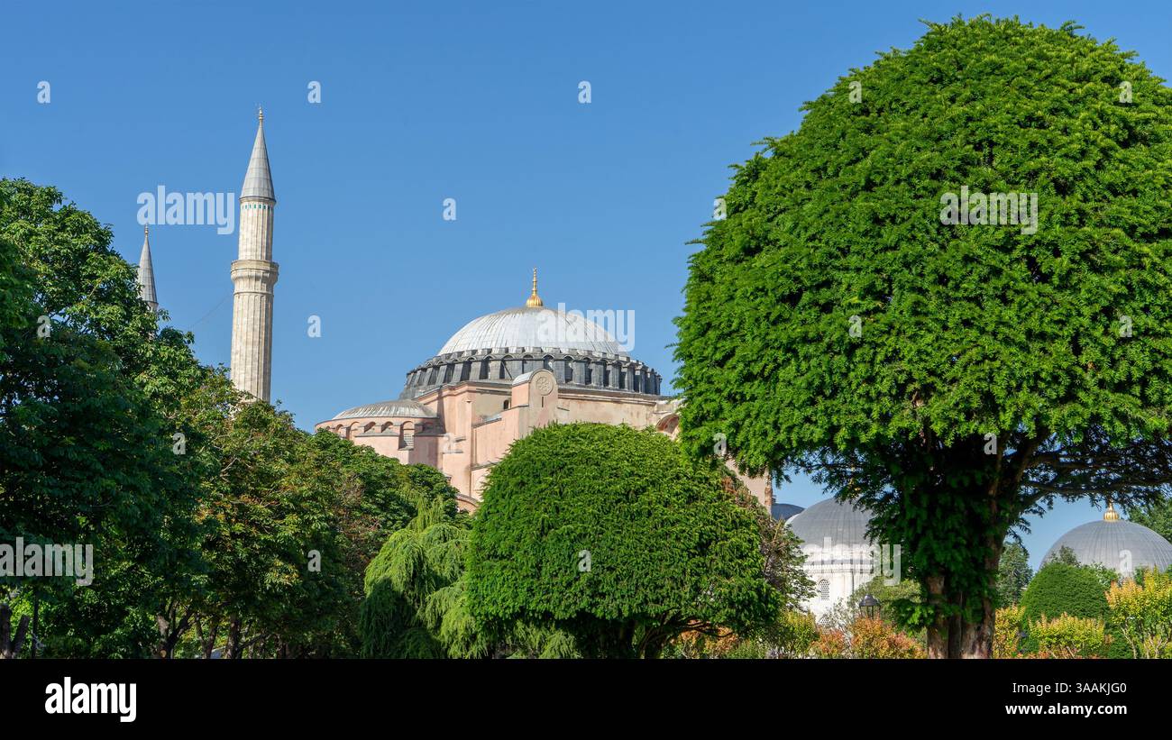 Hagia Sophia Grand Mosque also former church in Istanbul, Turkey. It is ...