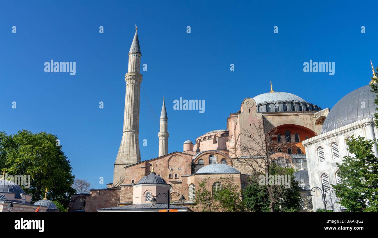 Hagia Sophia Grand Mosque also former church in Istanbul, Turkey. It is ...