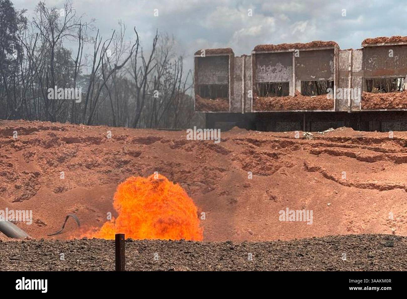 This picture provided by the Malaysia Fire and Rescue Department shows ...