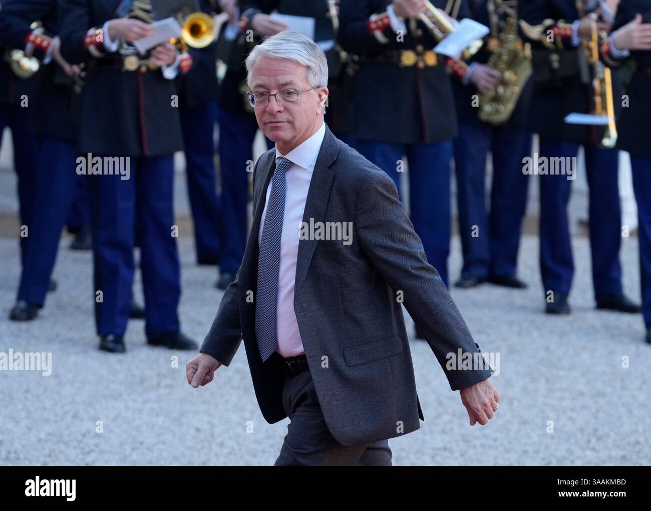 CEO of BNP Jean-Laurent Bonnafe arrives for a dinner in honor of ...