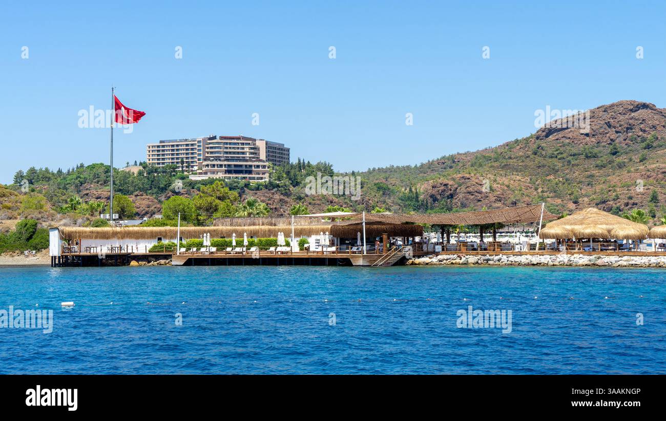 Sea view on D Maris Bay hotel, Marmaris, Mugla province, Turkiye ...
