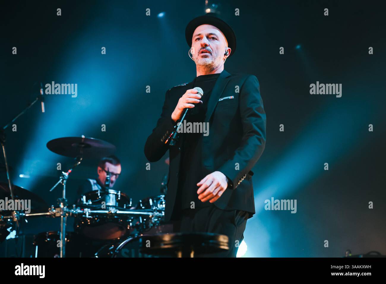 Samuel (Samuel Umberto Romano) of Subsonica performs live during the ...