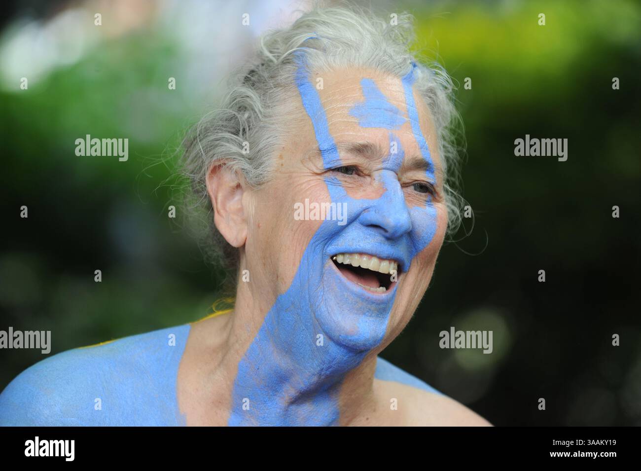 New york body painting day hi-res stock photography and images - Alamy