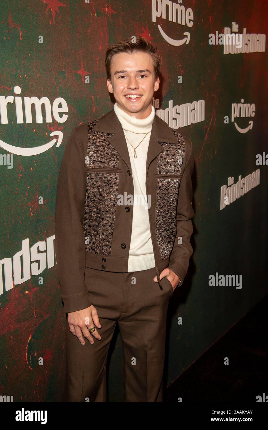 New York, United States. 31st Mar, 2025. Maxwell Jenkins attends Prime ...