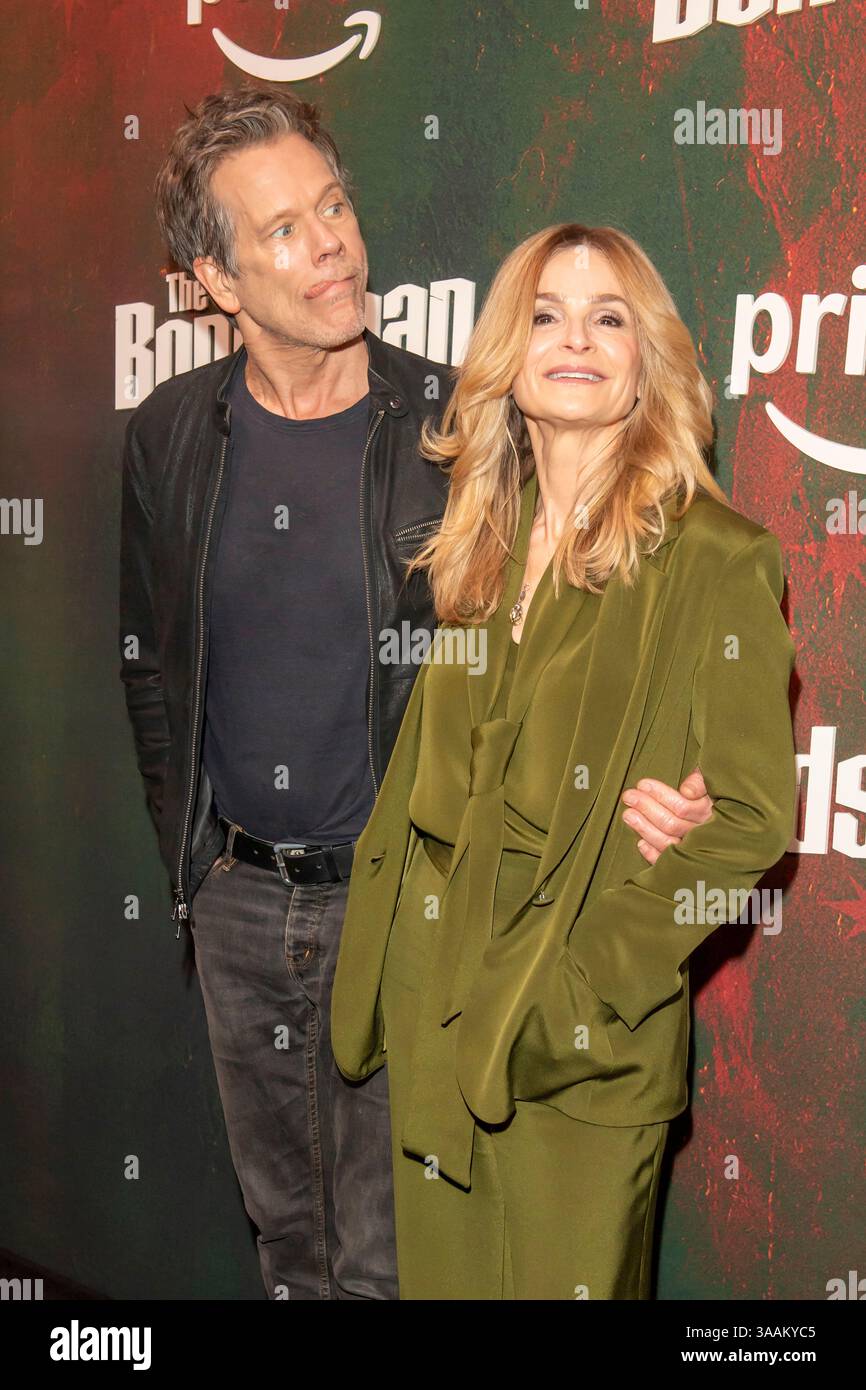 New York, United States. 31st Mar, 2025. Kevin Bacon and Kyra Sedgwick ...