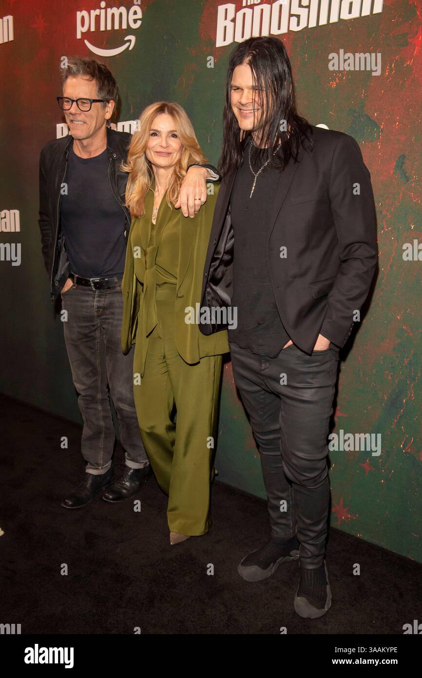 New York, United States. 31st Mar, 2025. (L-R) Kevin Bacon, Kyra ...