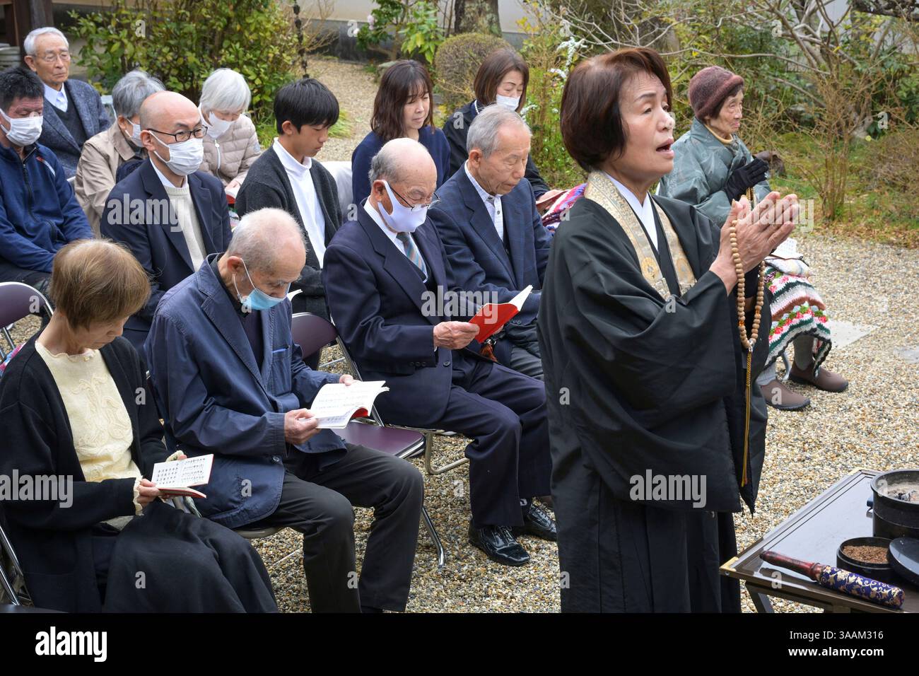 A memorial service is held for the sinking of the cargo-passenger ship ...