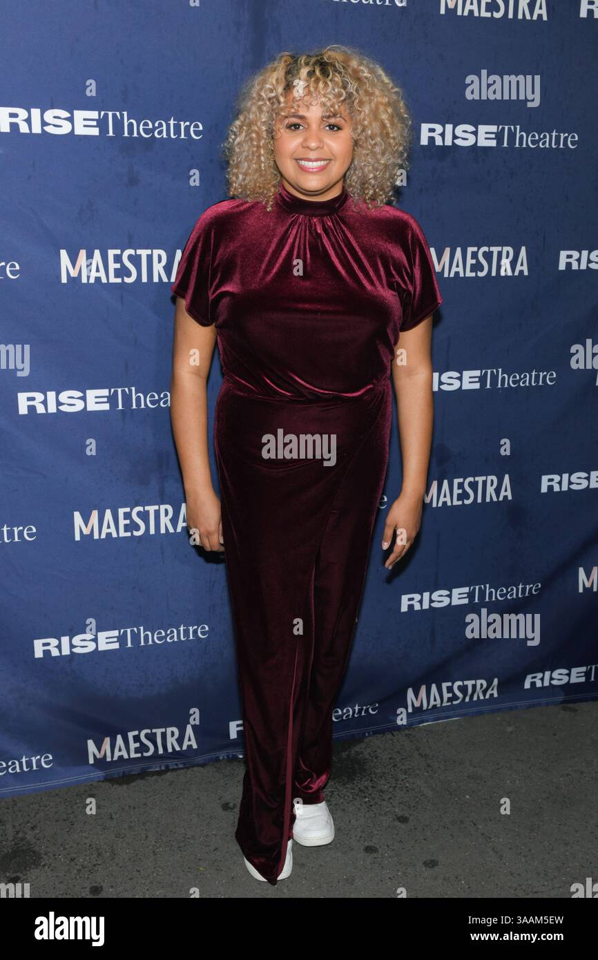 New York, USA. 31st Mar, 2025. Zeniba Now attends Maestra Music's ...
