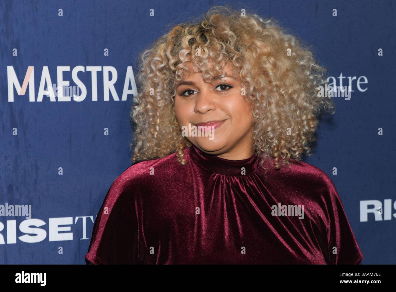 New York, USA. 31st Mar, 2025. Zeniba Now attends Maestra Music's ...