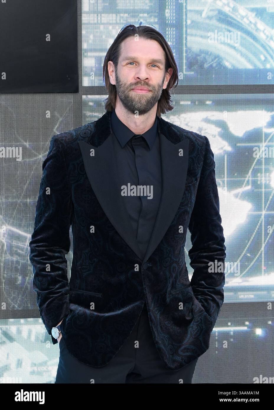 Marc Rissmann attends "The Amateur” European Premiere at Odeon Luxe ...