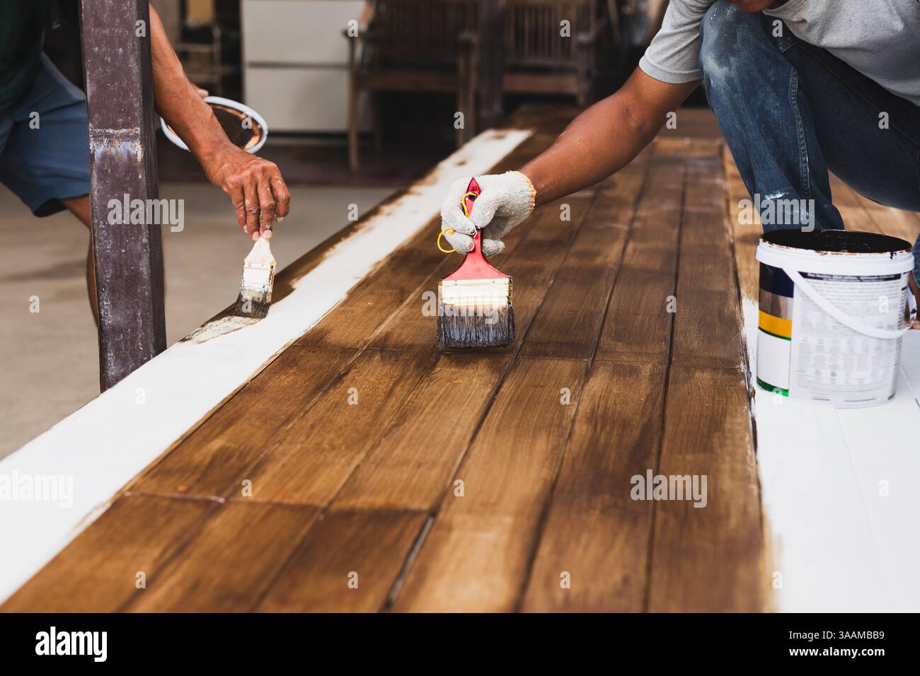 Outside floor outdoors diy hi-res stock photography and images - Alamy