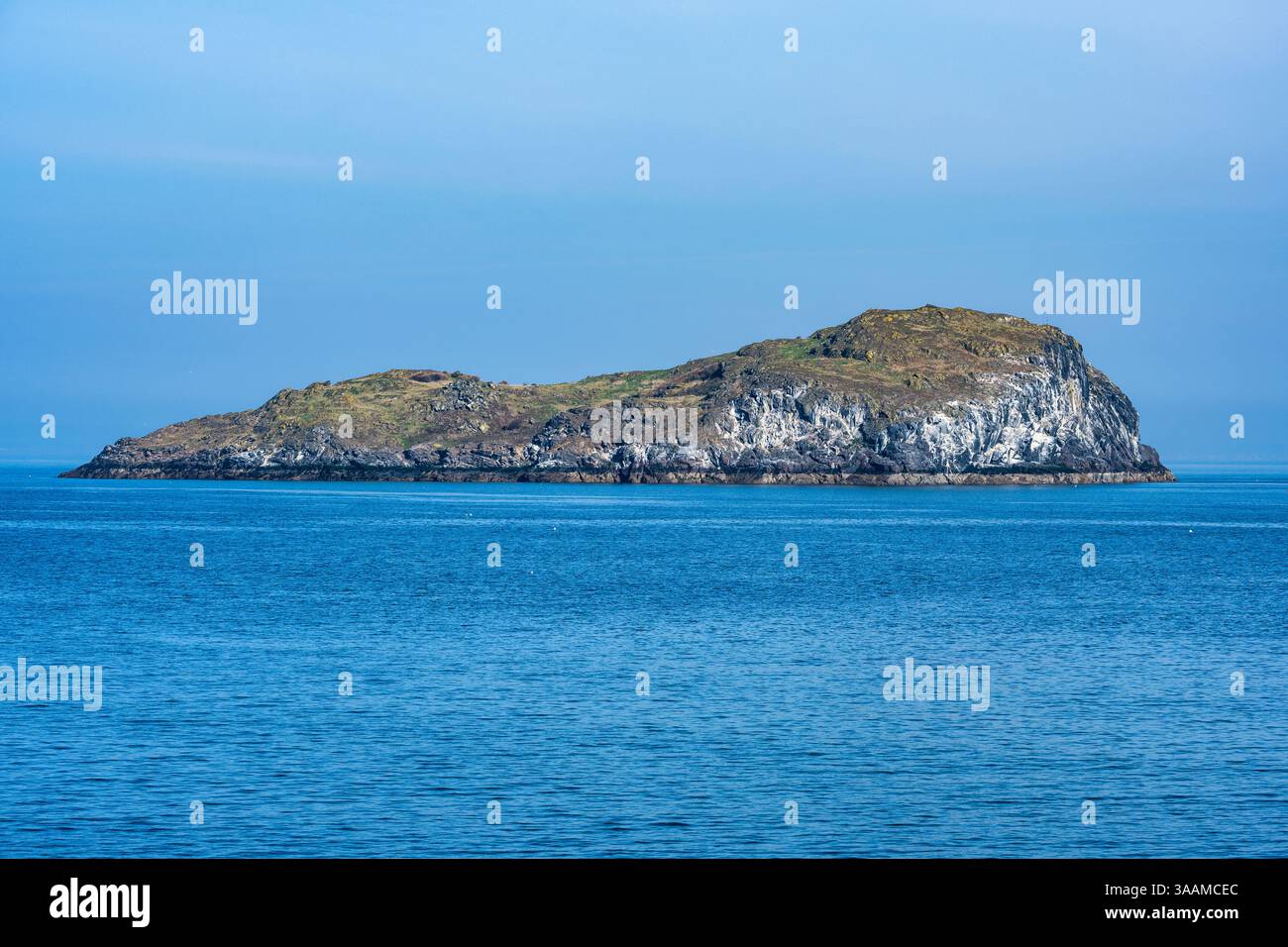 Craigleith Island in the Firth of Forth off North Berwick in East ...