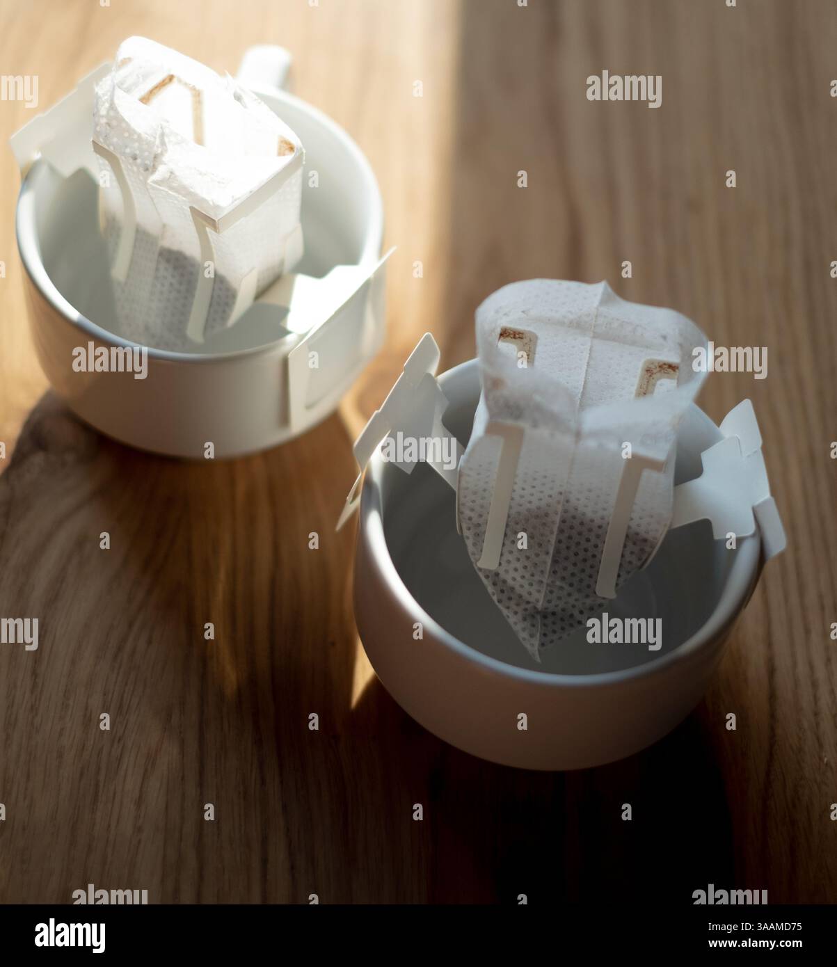 Two cups drip coffee hi-res stock photography and images - Alamy