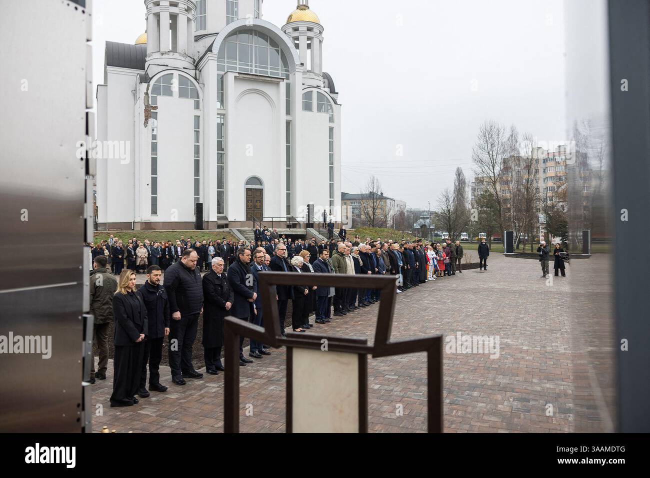 Handout photo dated March 31, 2025 shows Illustration during ceremony ...