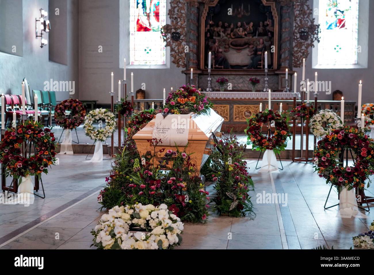 Oslo 20250401. Author Dag Solstad will be buried in Oslo Cathedral on ...