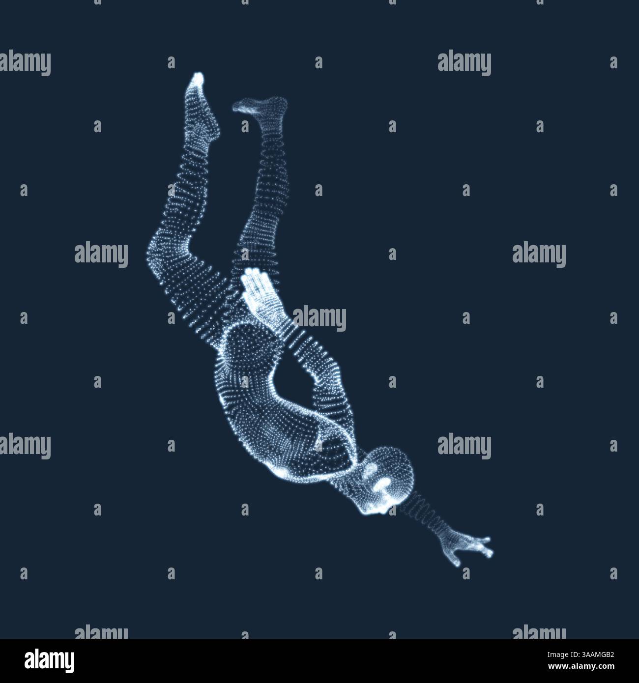 Silhouette man jump from Stock Vector Images - Alamy